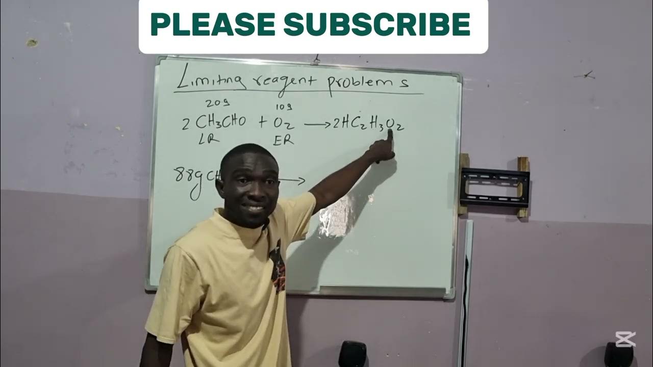 LIMITING REAGENT-THEORETICAL YIELD -PERCENTAGE YIELD PROBLEMS SOLVED - YouTube
