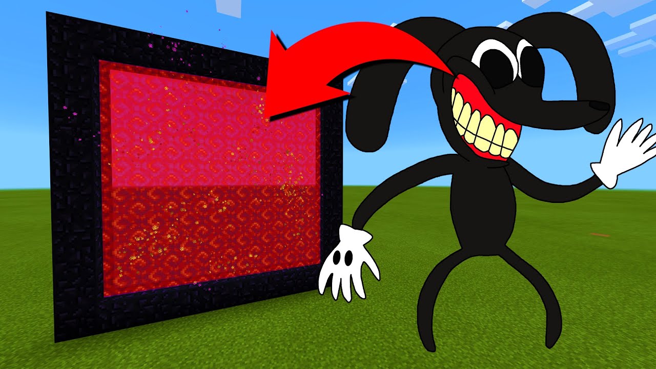 How To Make A Portal To The Cartoon Dog Dimension in Minecraft! - YouTube