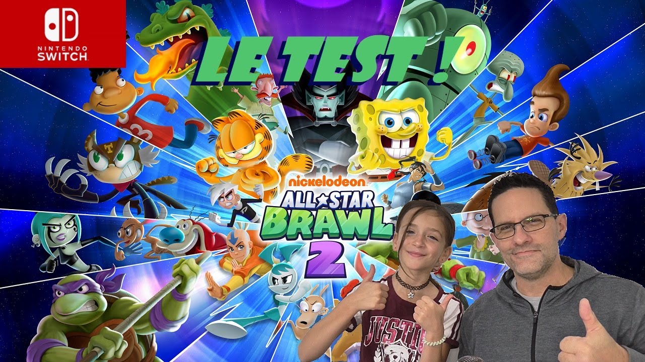 TEST - Nickelodeon All-Star Brawl 2 sur Nintendo Switch - YouTube