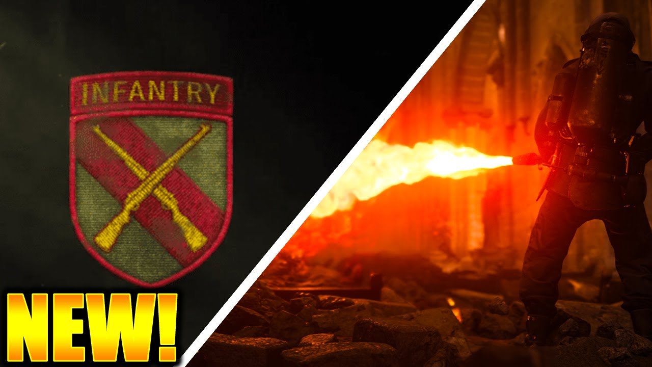 ALL 5 DIVISIONS IN CALL OF DUTY WORLD WAR 2! (COD WWII DIVISIONS ...