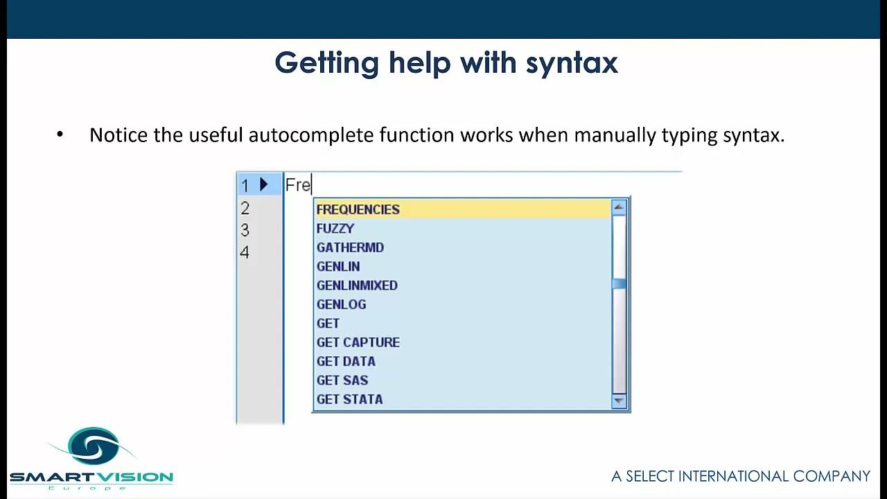 Getting started with SYNTAX Part 3 - YouTube