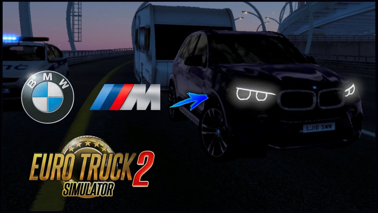 Euro Truck Simulator 2 BMW X5 M | Thrustmaster T300RS Steering Wheel ...