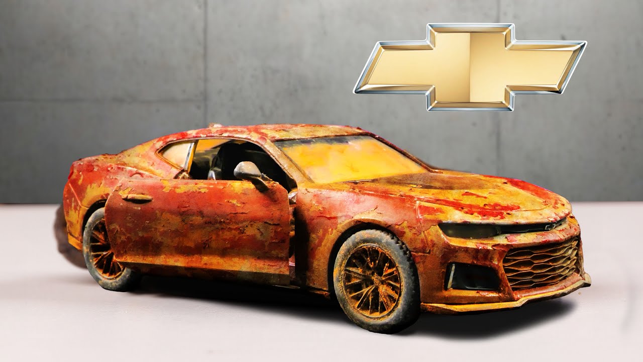 Restoration Chevrolet ZL1 | Extremely Rusty Model Car | ASMR! - YouTube