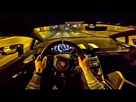 LAMBORGHINI Huracan Performante NIGHT DRIVE POV by AutoTopNL