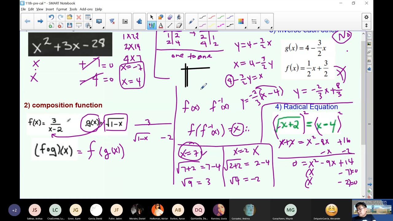10/09/2020 Pre-Cal Lesson - YouTube