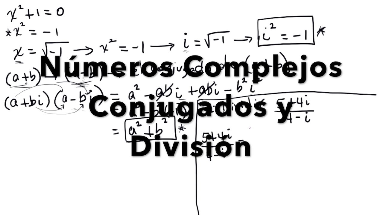 Números Complejos | Conjugados y División | Expresiones Complejas y sus ...