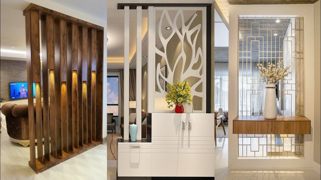 gorgeous and pretty partition wall decor ideas #interiordesign - YouTube