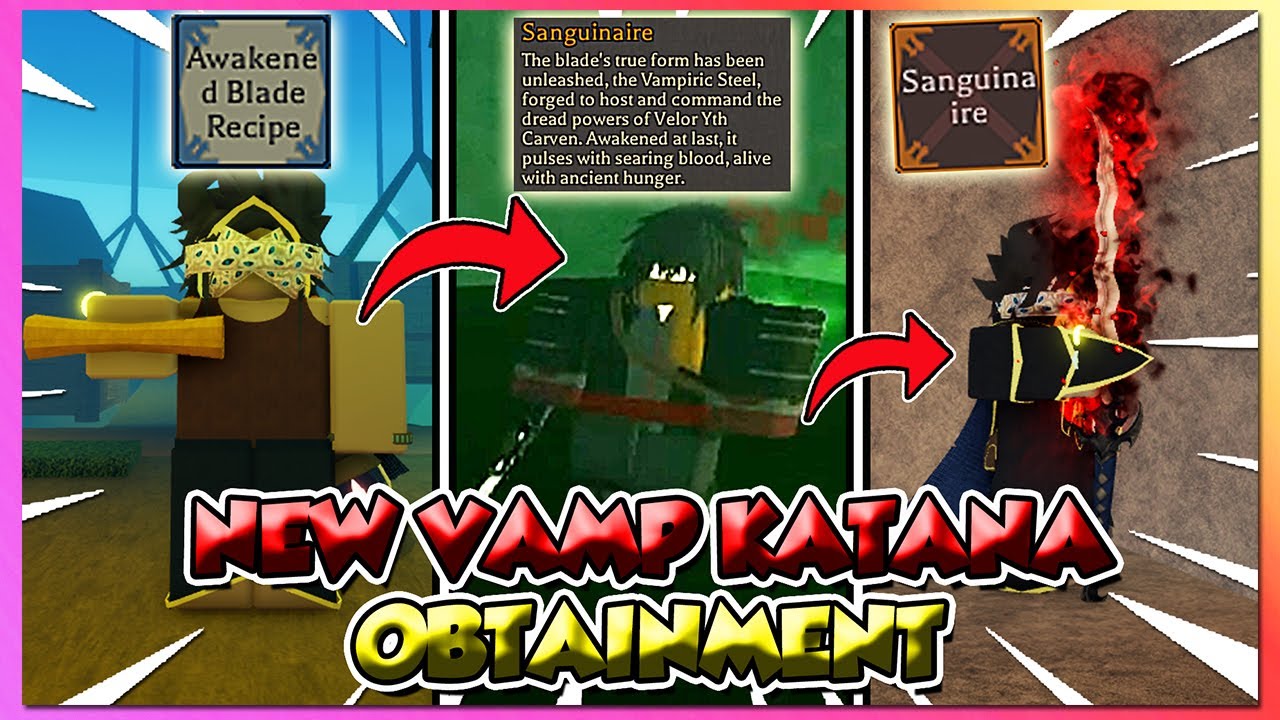 Rune Slayer How To Get New Legendary Vampire Katana Sanguinaire Fast ...