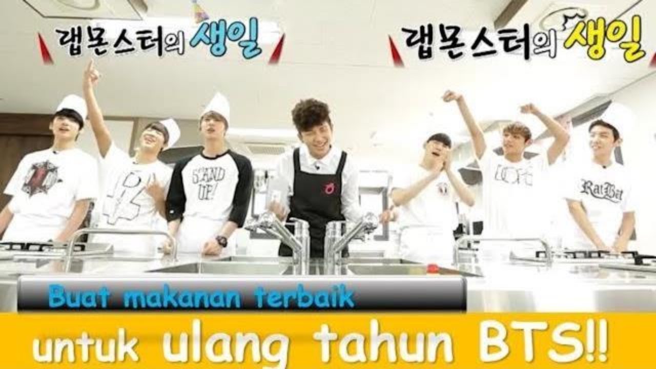 BTS makanan korea untuk ulang tahun, memasak.Bagaimana cara membuat sup ...