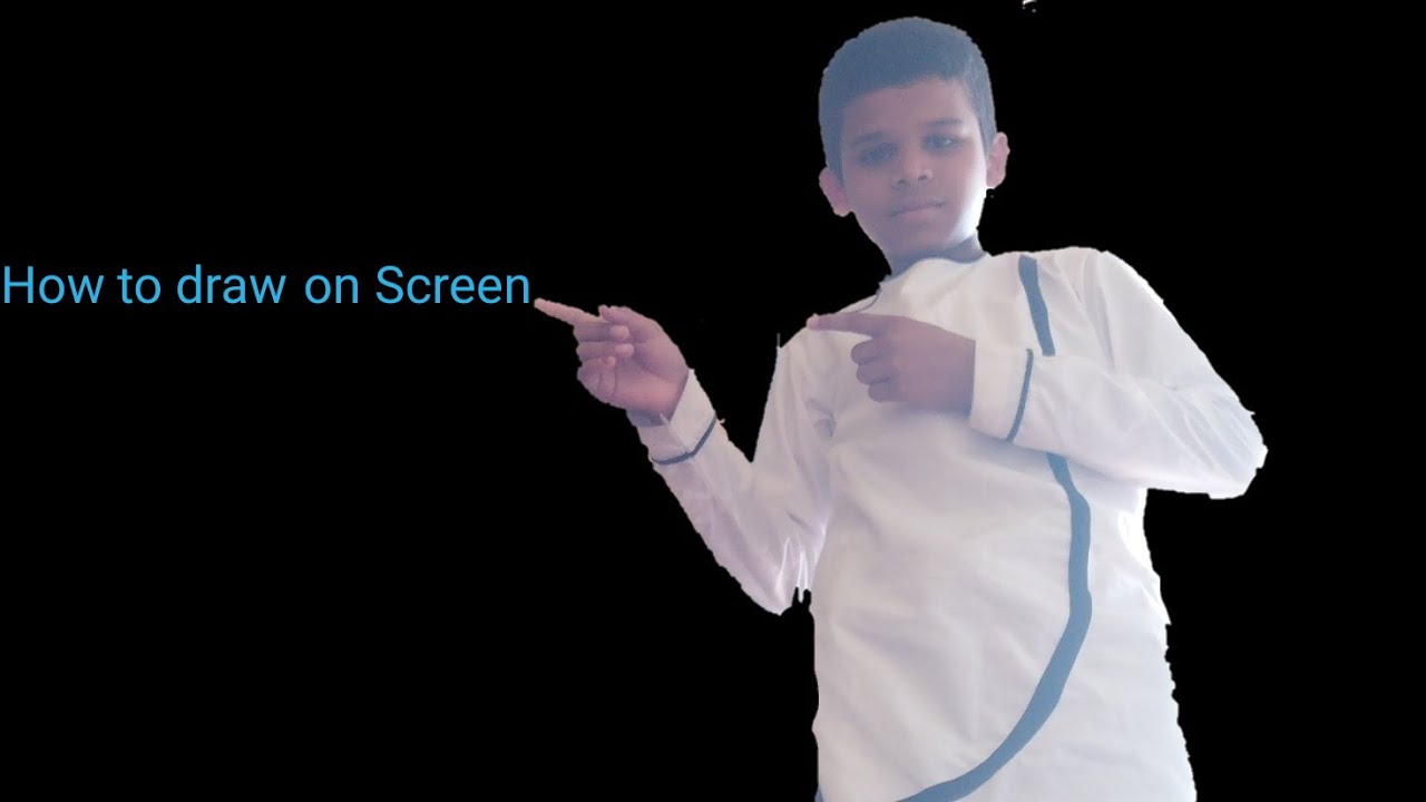 how to draw on screen - YouTube