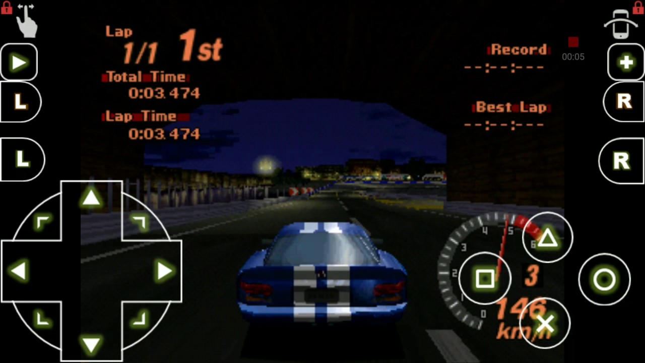 Gran Turismo 2 Test Drive Demo- Rome Night - YouTube