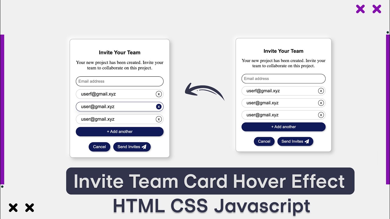 Invite Card Html Css Javascript Amanselfcoder Youtube 2953