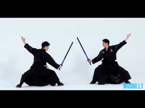 WUSHU DUANBING SWORD FIGHTING TECHNIQUES (BINGDAO) AND DRILLS