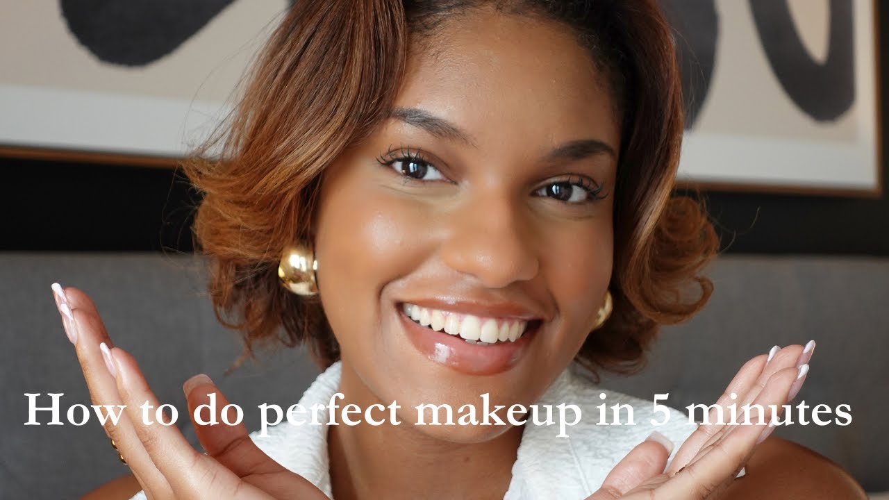 How to do your makeup in 5 minutes - YouTube