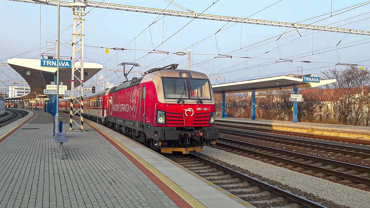 |Vlaky| Ex 603 Tatran odchádza z Trnavy 12.12.2022. - YouTube