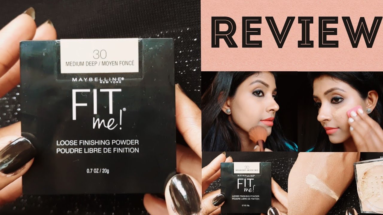 Maybelline fit me loose finishing powder review | fit me loose powder ...