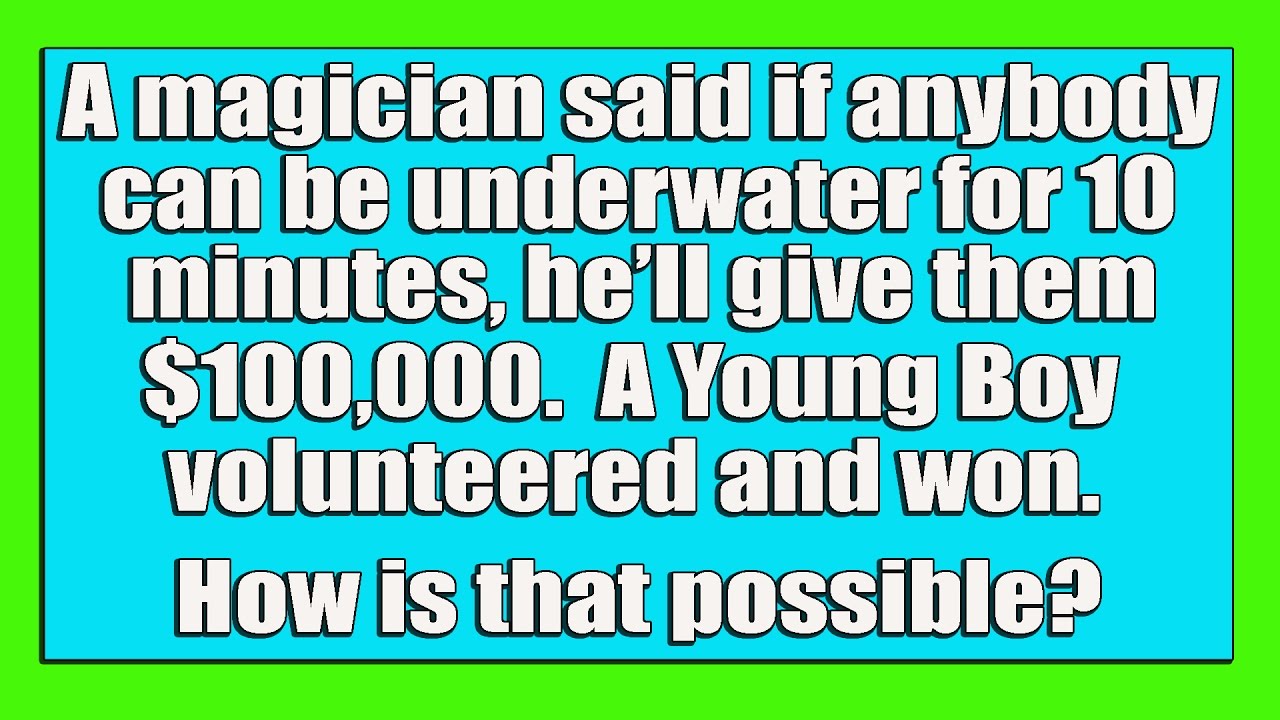 10 IQ and Riddles That Can Trick Your Brain - YouTube