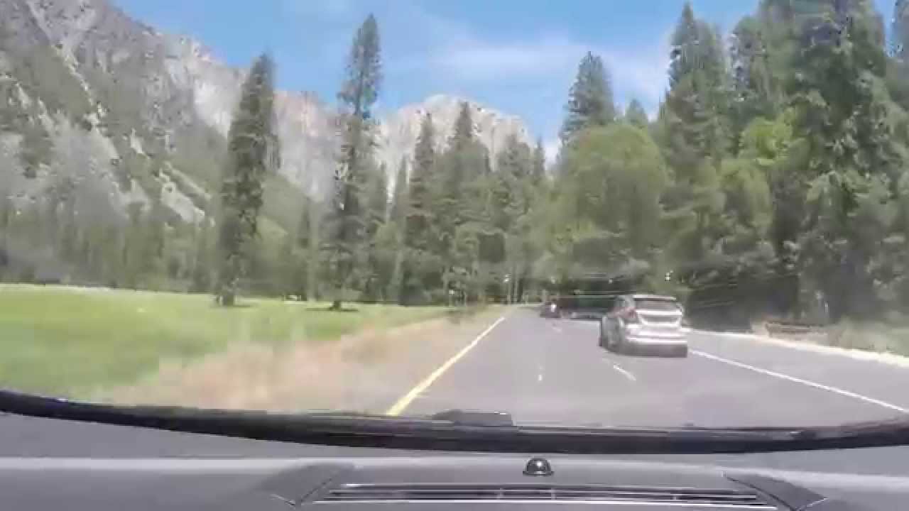 Yosemite valley drive - YouTube