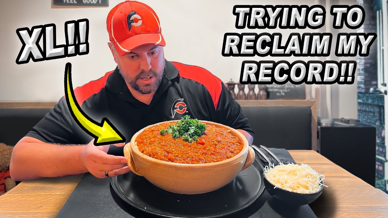 Trying to Reclaim My XL Spaghetti Pasta Challenge Record at Mister ...