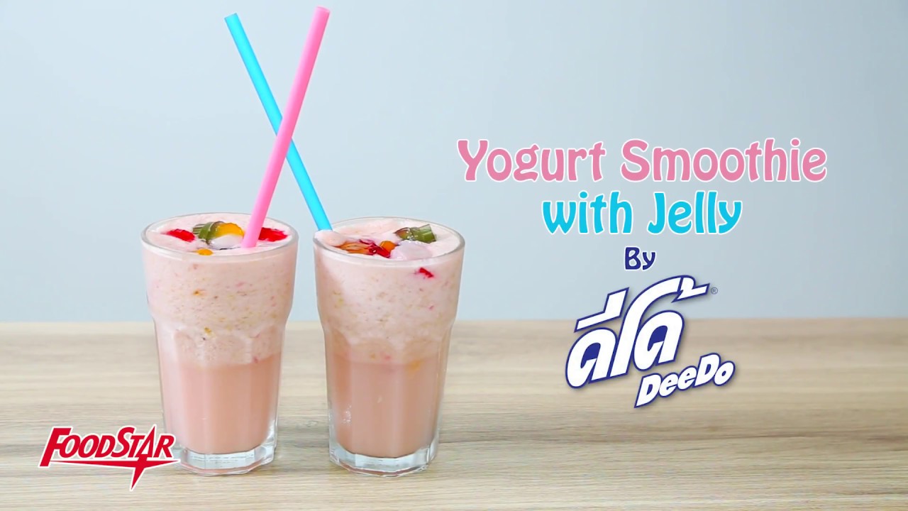 Deedo DIY : Yogurt Smoothie with JELLY - YouTube