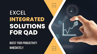 QAD MFG/Pro Excel - YouTube