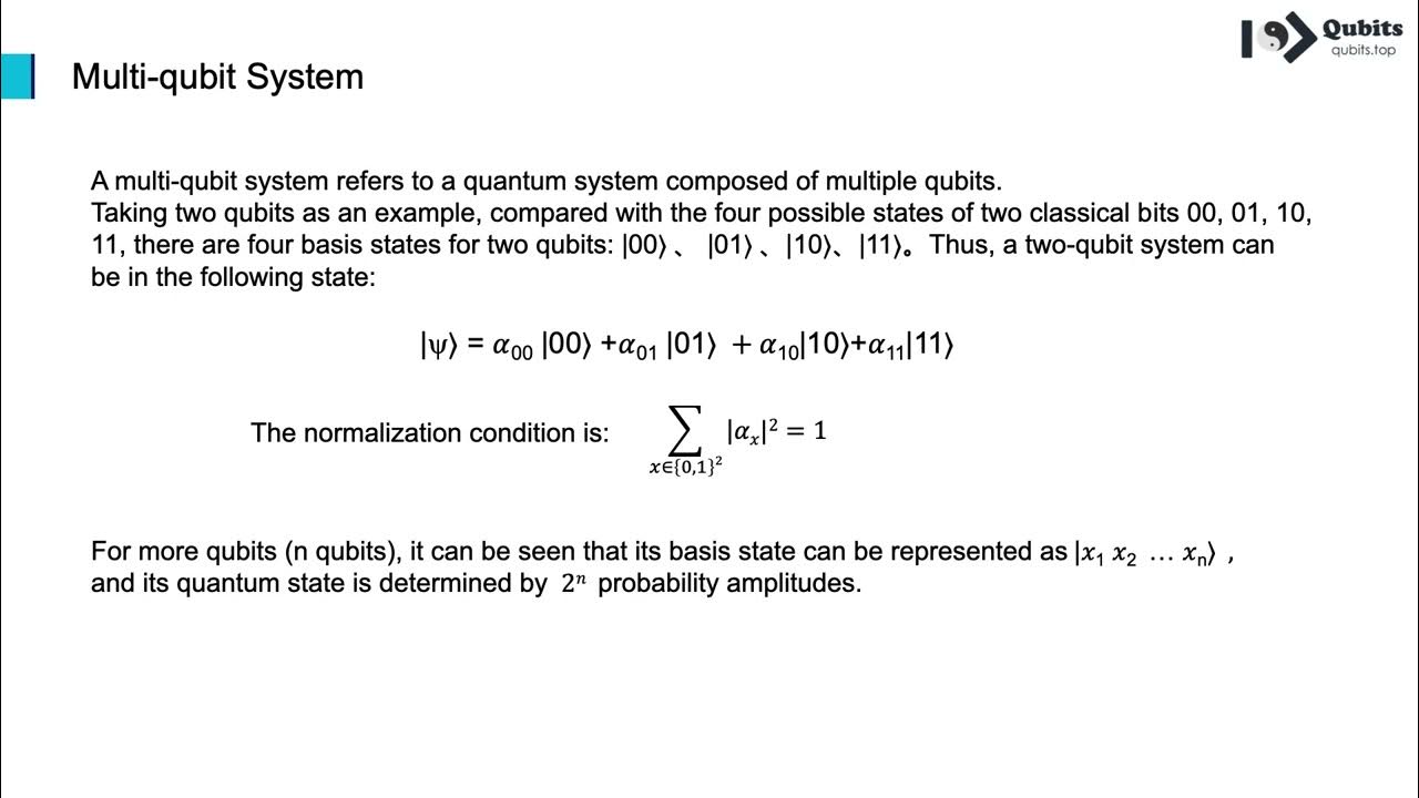 Section 3 Quantum Bits (Qubits) - Lecture 3 Multi Qubit System - YouTube