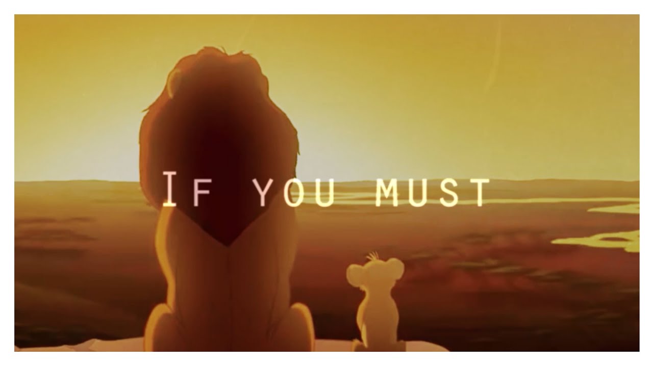 if you must | tlk - YouTube