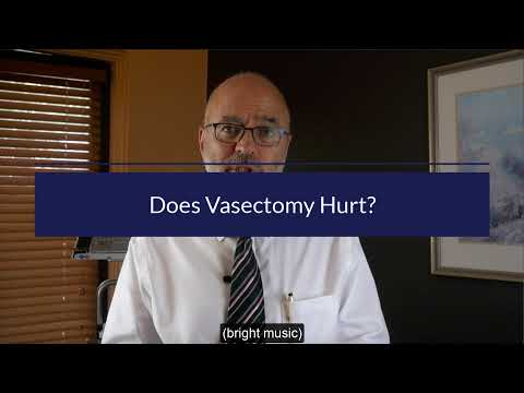 Does vasectomy hurt?