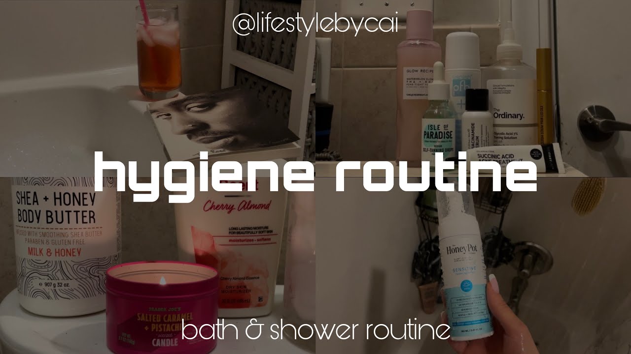 hygiene routine ♡: hygiene product haul, bath & shower routine ...