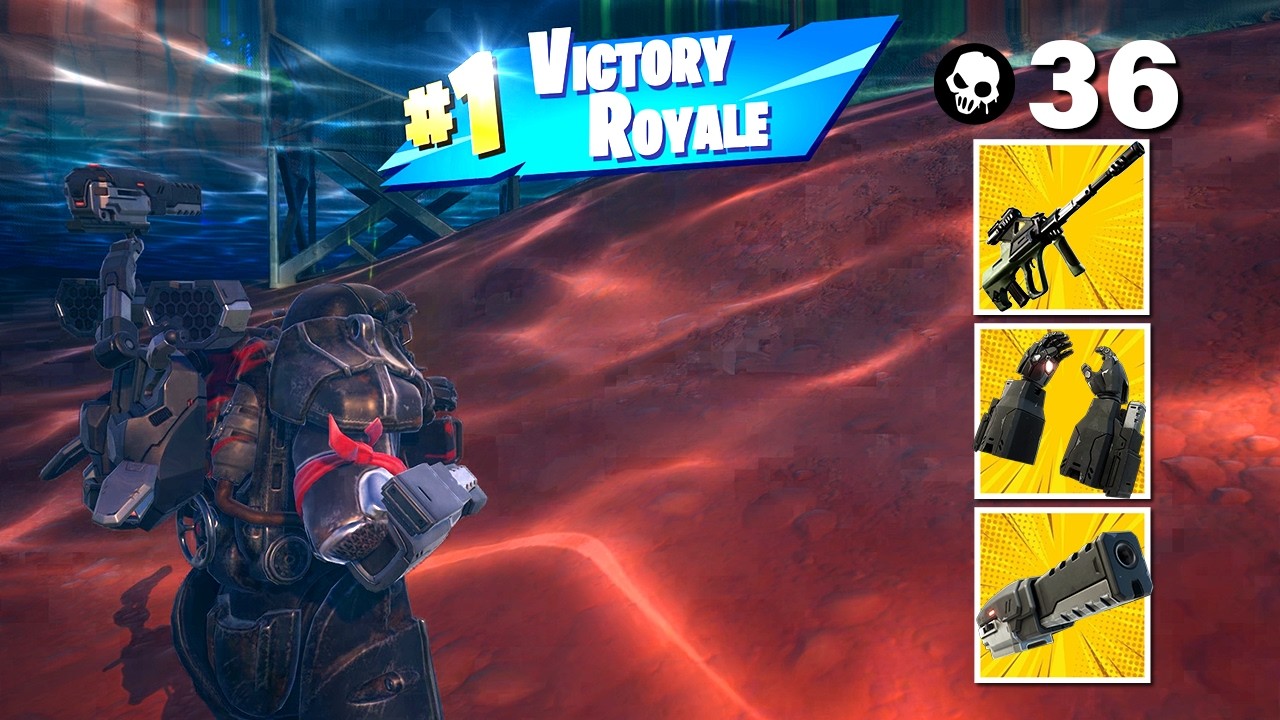 36 Elimination T-60 Power Armor Fallout | Zero Build (New Fortnite ...