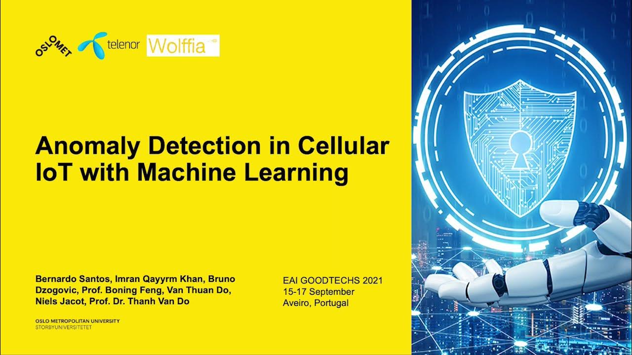 Anomaly Detection in Cellular IoT with Machine Learning - YouTube
