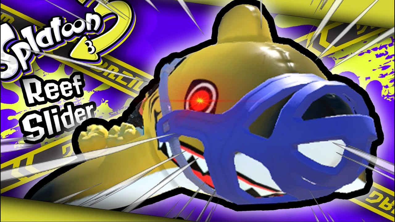 How it feels like to get hit by a REEFSLIDER - Splatoon 3 - YouTube