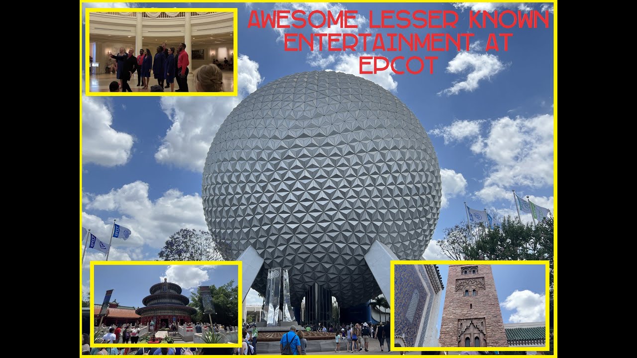 Awesome Entertainment At Disney's Epcot - 4k - YouTube