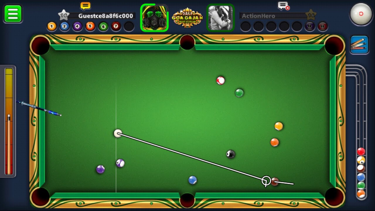 8 Ball pool #18 Win with Action Hero from India - YouTube