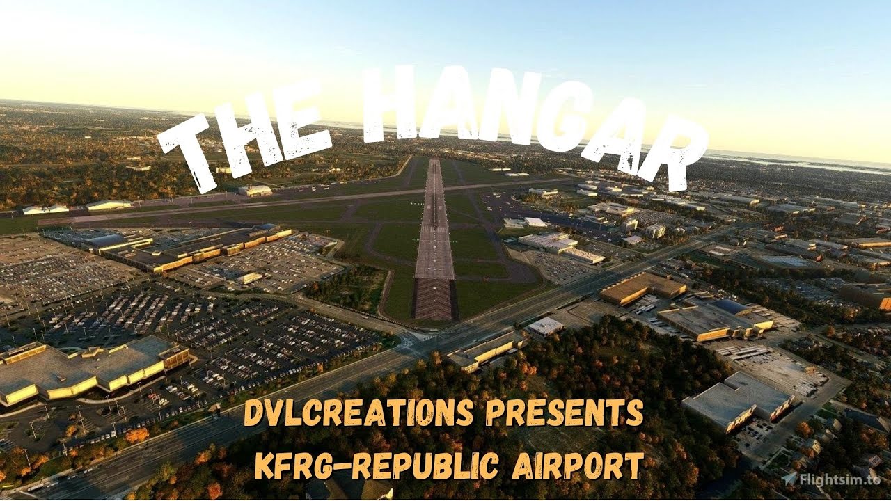 MSFS2020 KFRG-Republic Airport - YouTube