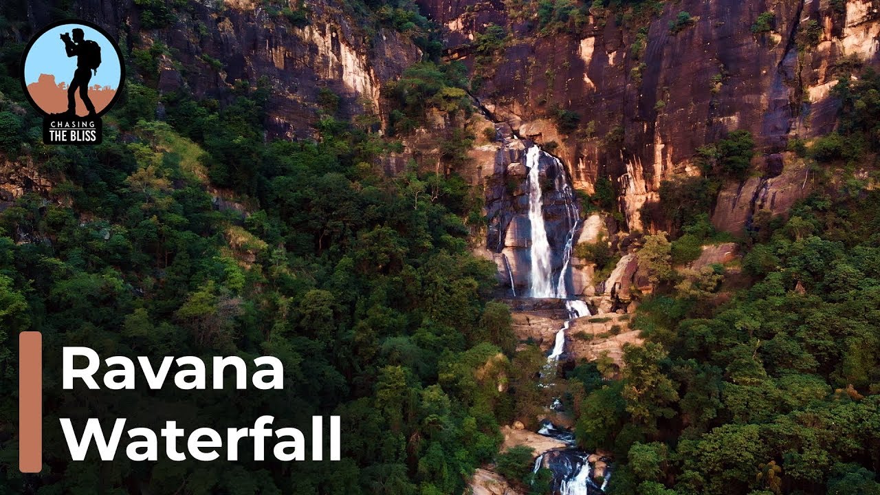 Ravana Falls in Ella - One of the Widest Water Falls in Sri Lanka - YouTube