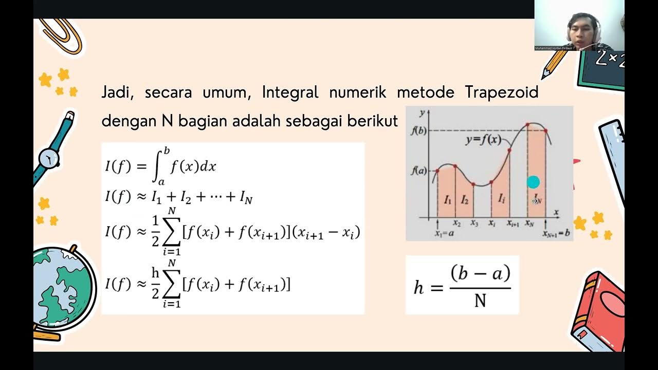 Integral Numerik Metode Trapezoid / Trapesium - Excel | Matlab - YouTube