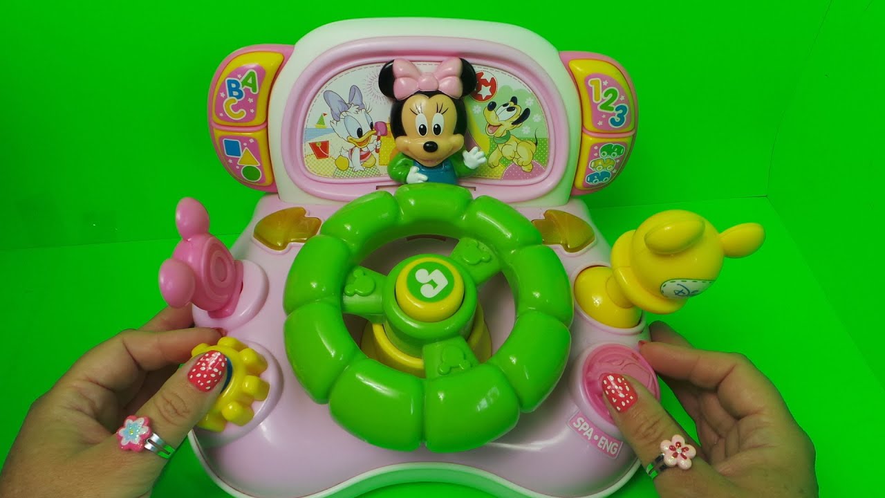 BABY MINNIE MOUSE KINDERGARTEN DRIVING GAME BY CLEMENTONI - YouTube