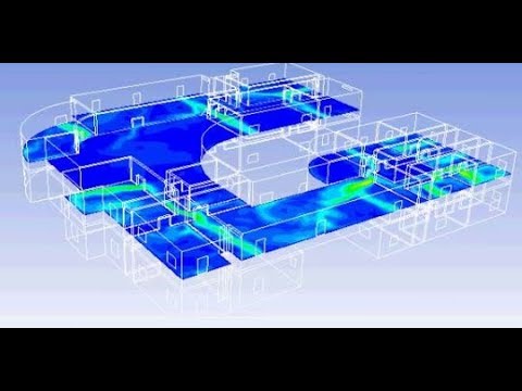 CFD simulation of air flow in a building (Part-3) - YouTube