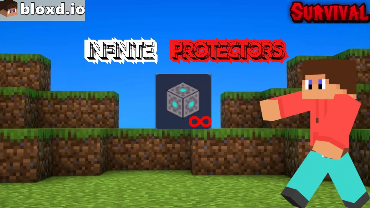 How to get Infinite Protectors in Bloxd.io (SURVIVAL) - YouTube