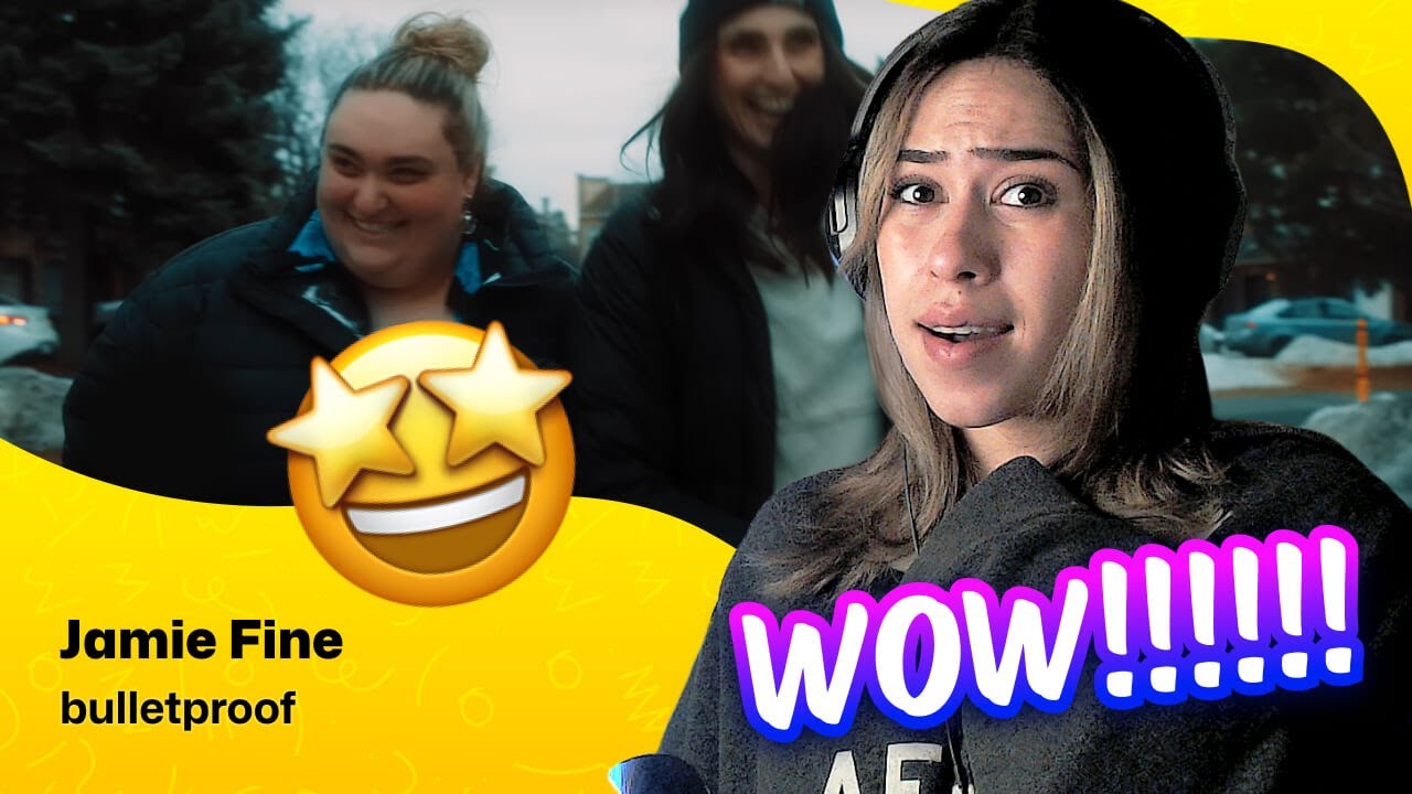 Reaction Jamie Fine - bulletproof - YouTube