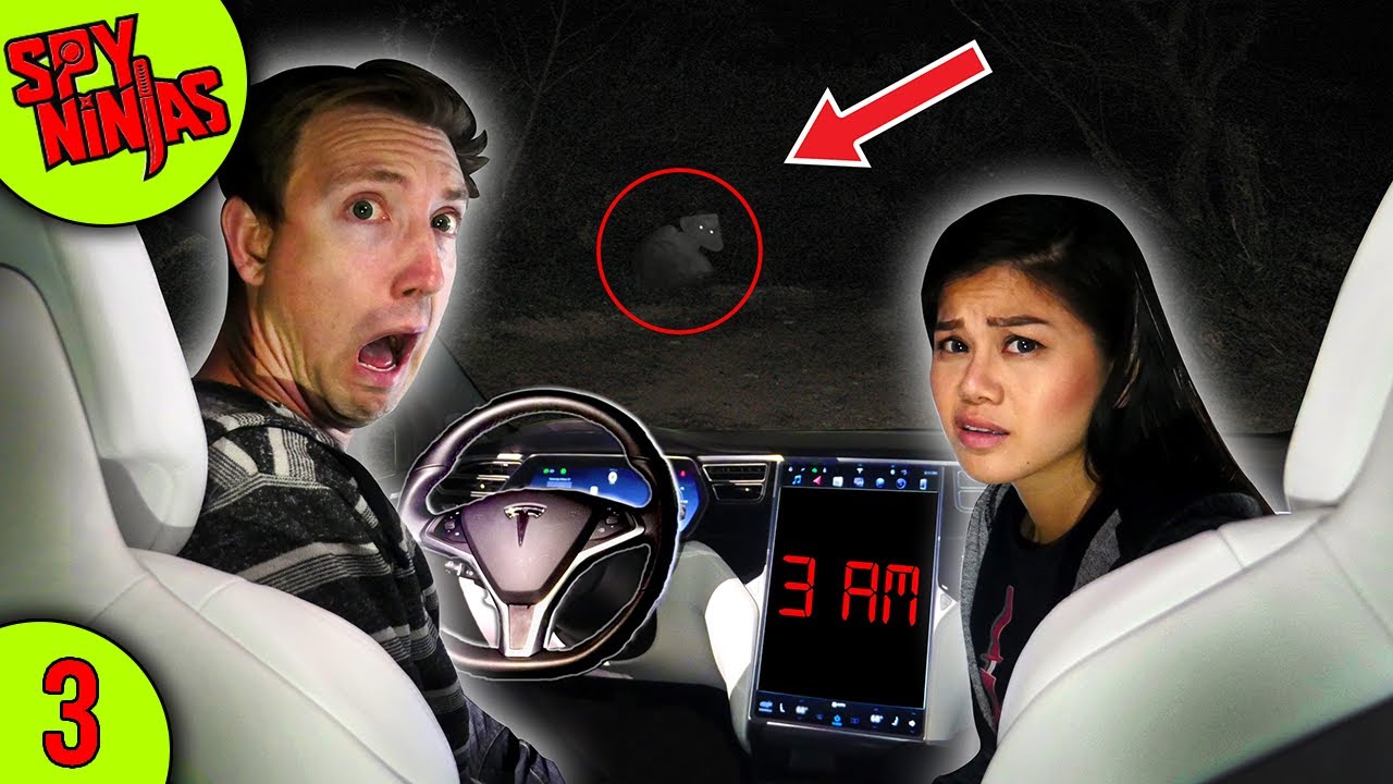 TRAPPED in $100,000 ABANDONED TESLA - Spy Ninjas #3 - YouTube