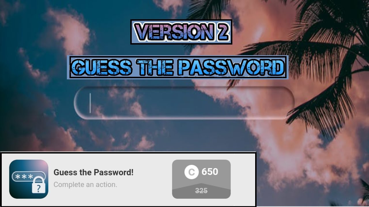 Guess the password quiz answers | Version 2 | Video-facts - YouTube