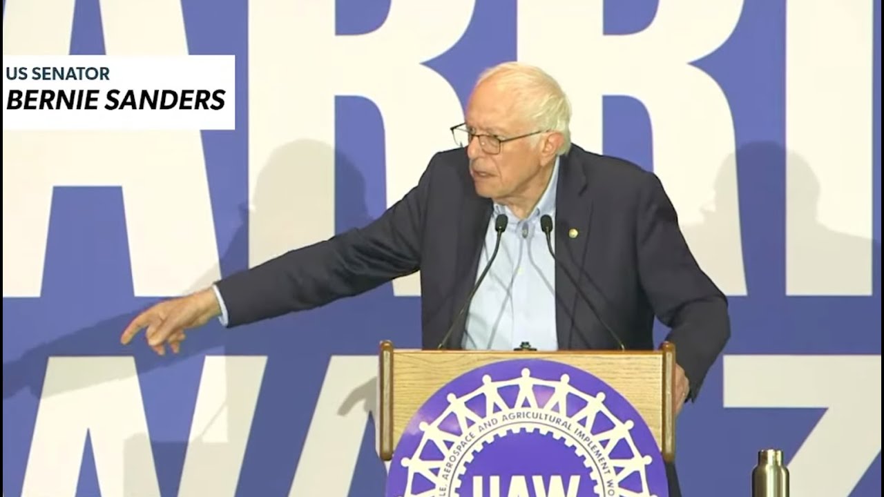 Rally Against Corporate Greed with Bernie Sanders and Shawn Fain LIVE ...