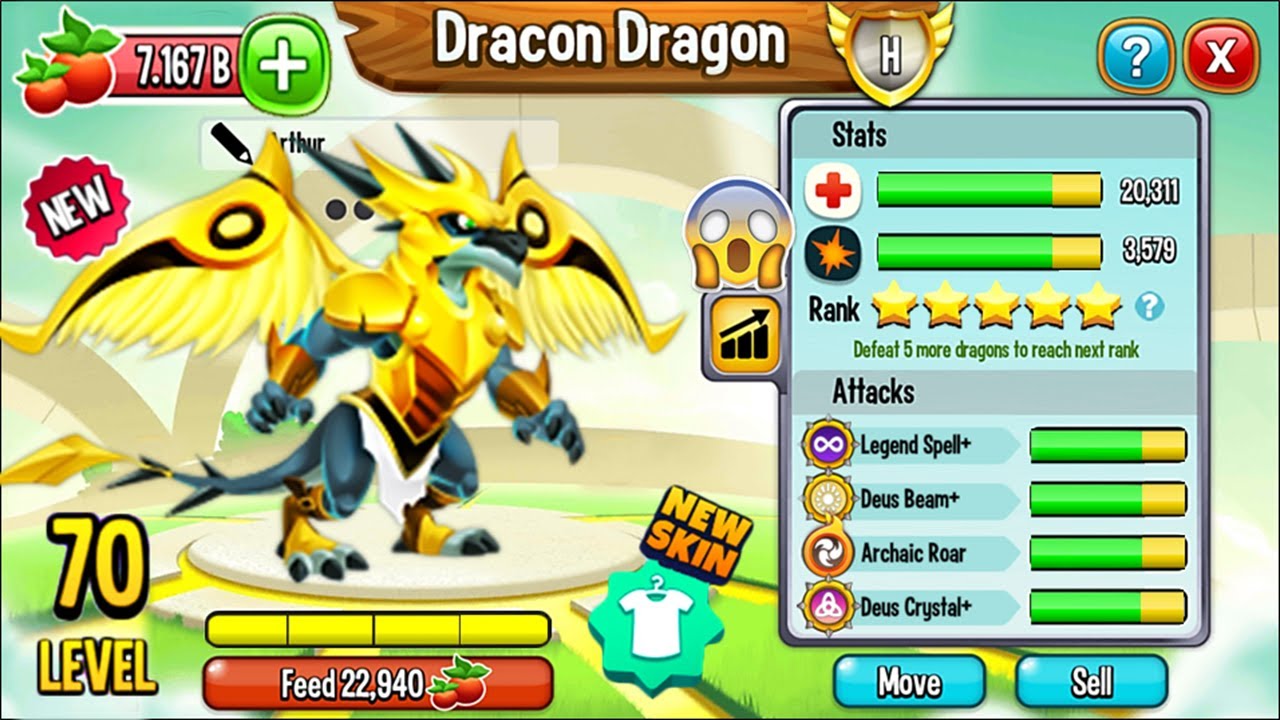 Dragon City: Hatching NEW Dracon Dragon, the BEST Legendary Dragon 2022 ...