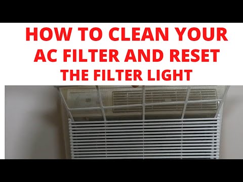HOW TO CLEAN YOUR AC FILTER AND RESET THE FILTER LIGHT. - YouTube