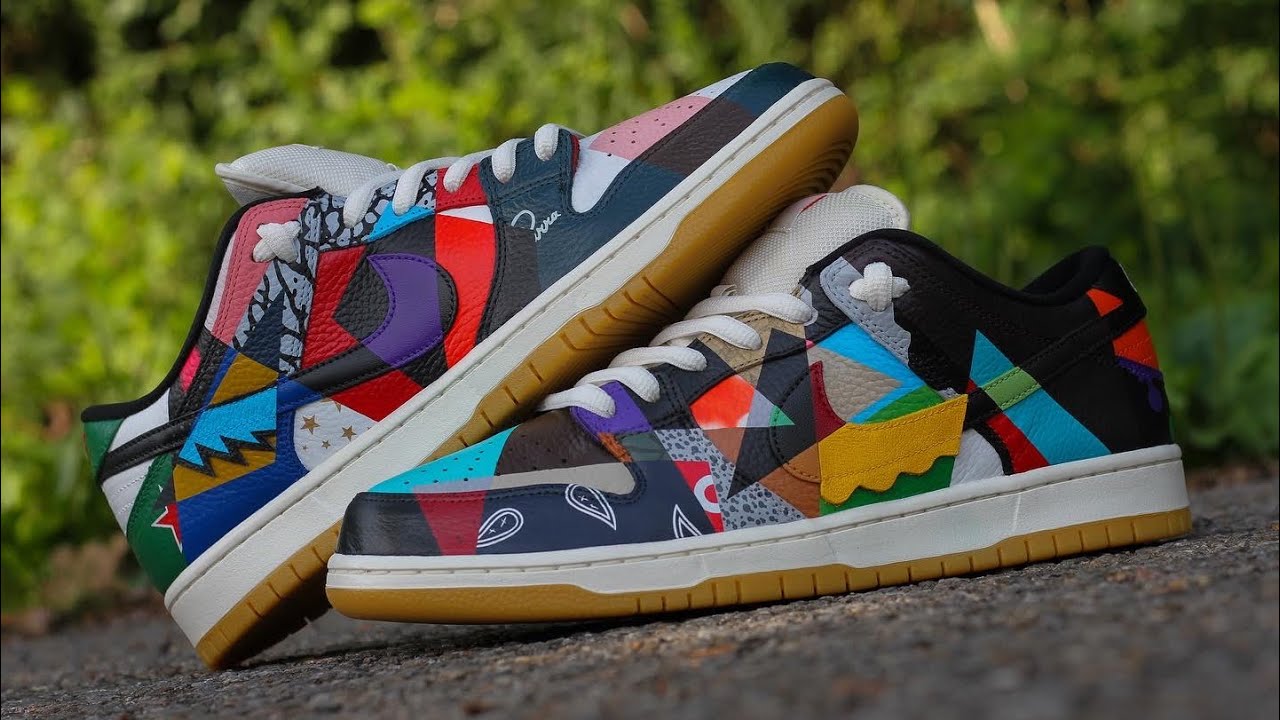 Custom Nike SB Dunk Low - KaleidoDunk (Part 2) - YouTube