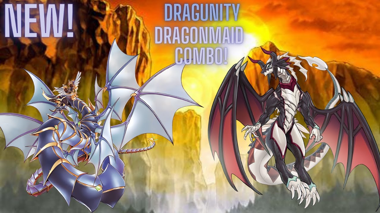 New! Dragunity Dragonmaid Combo! Yu-Gi-Oh! Duel Links! - YouTube