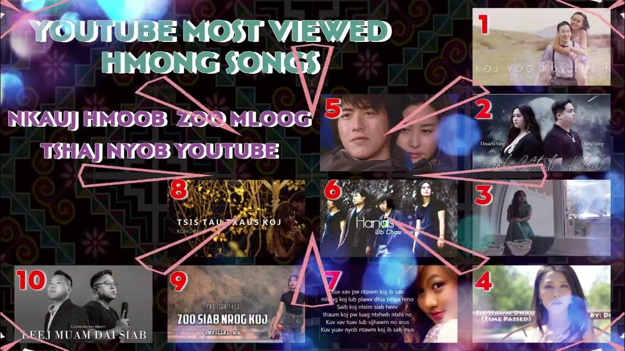 Nkauj Hmoob Zoo Mloog Tshaj Nyob YouTube - Most Viewed Hmong Songs on YouTube - Vol. 1 - YouTube