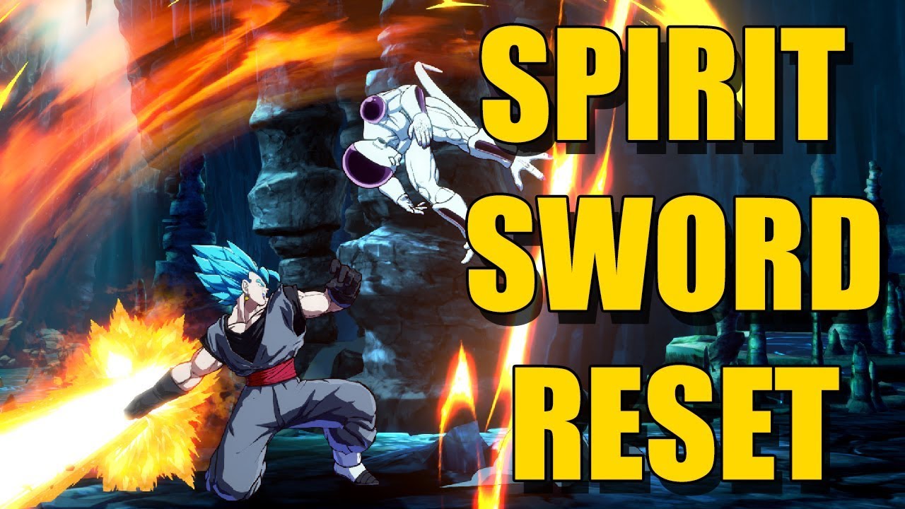 DBFZ: Vegito spirit sword reset - YouTube